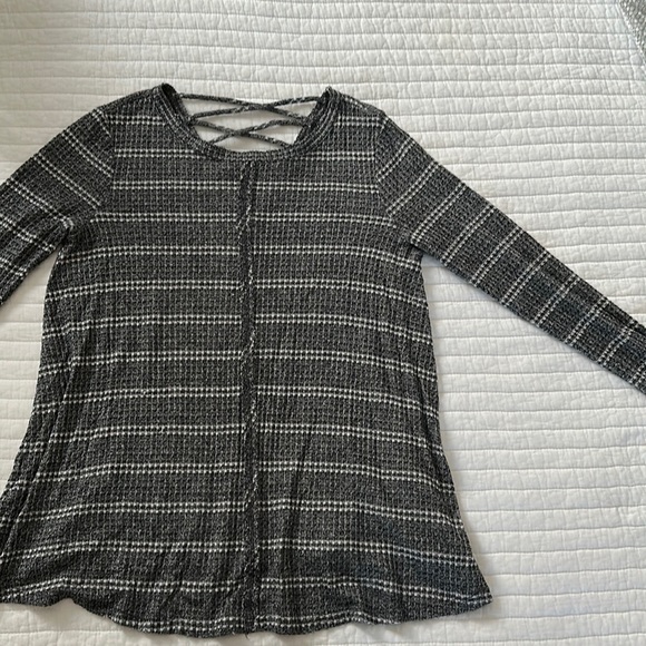 Altar'd State | Sweaters | Altard State Black And White Stripe Sweater ...